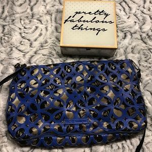 RACHEL Rachel Roy | Bags | Blue And Black Rachel Roy Clutchcrossbody ...