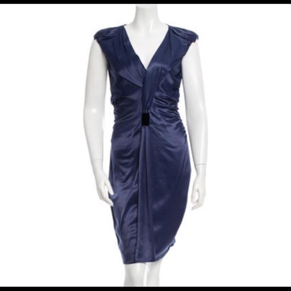 Prada | Dresses | Sapphire Blue Prada Dress | Poshmark
