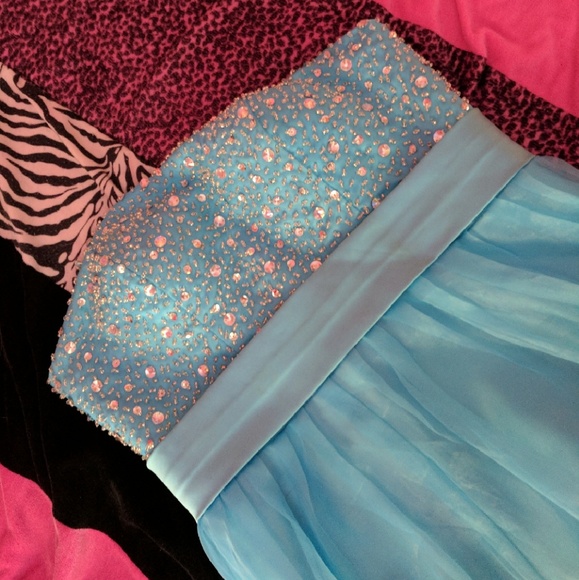 Dresses | Light Blue Prom Dress | Poshmark