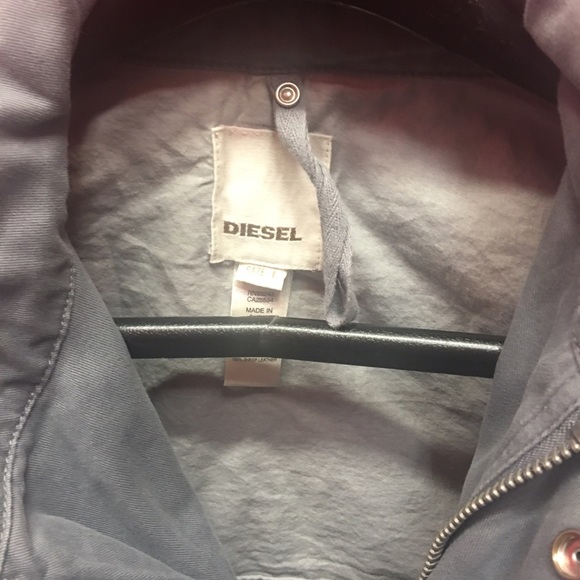 Diesel | Jackets & Coats | Mens Diesel Jacket Grey Large | Poshmark