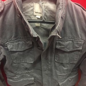 Diesel | Jackets & Coats | Mens Diesel Jacket Grey Large | Poshmark