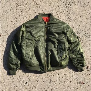 Jackets & Coats | Military Bomber Jacket Reversible | Poshmark