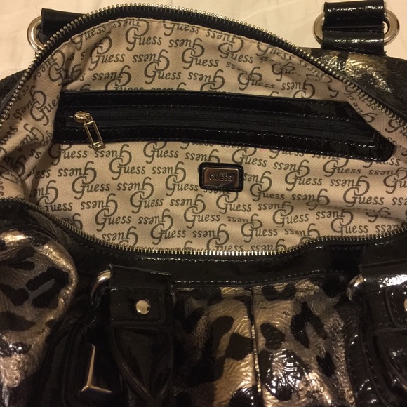 Guess | Bags | Black Leopard Guess Purse | Poshmark