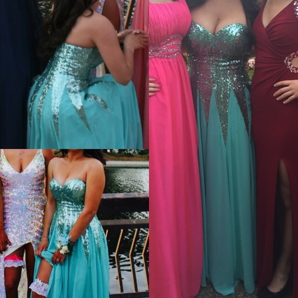 Dresses | Tiffany Blue Prom Dress | Poshmark