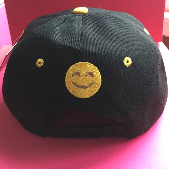 Accessories | Smiley Face Emoji Cap With Adjustable Band | Poshmark