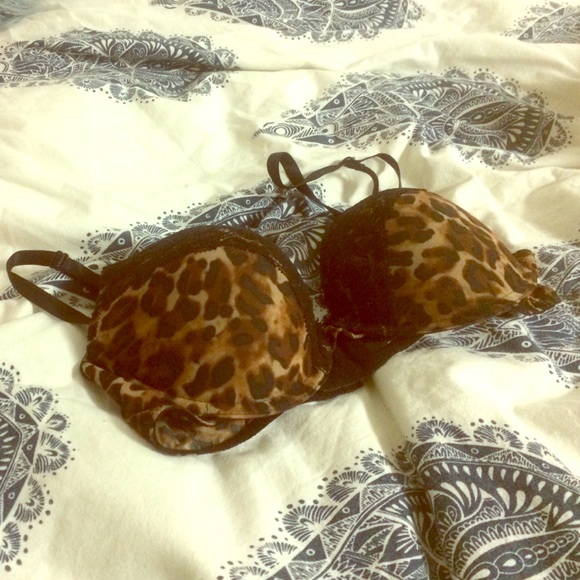 Intimates And Sleepwear Leopard Print Push Up Sexy Bra Poshmark