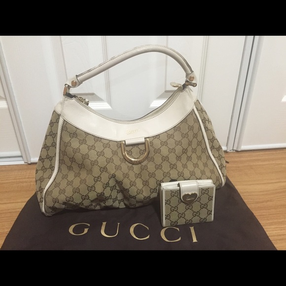 Gucci | Bags | Authentic Gucci Bag Matching Wallet W Dust Bag | Poshmark
