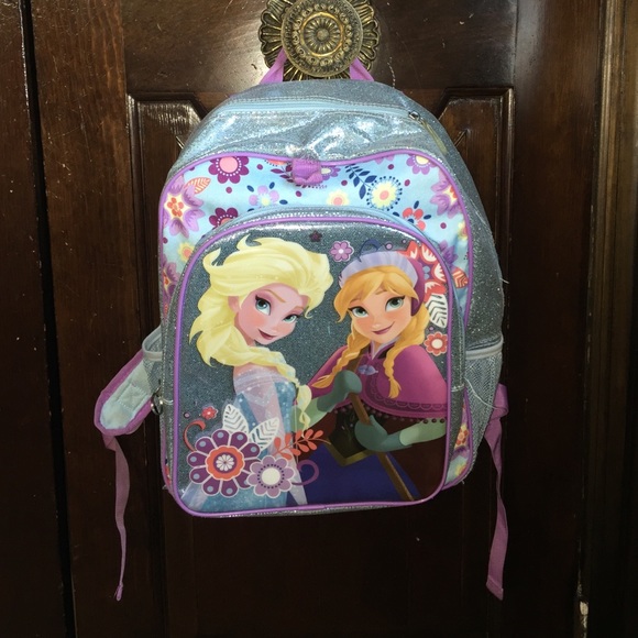 Disney | Other | Disney Frozen Sparkly Backpack | Poshmark