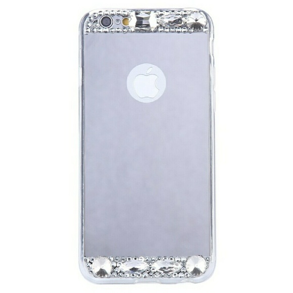 Accessories | Cute Silver Iphone 7 Shiny Crystal Case | Poshmark