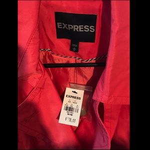 Express | Jackets & Coats | Coral Trench Coat | Poshmark