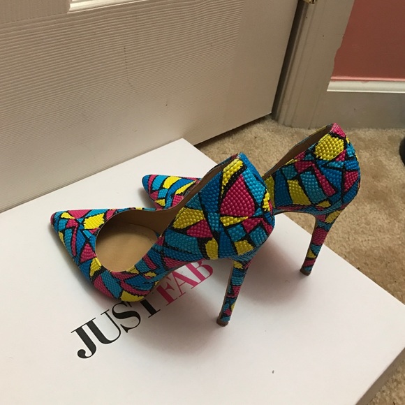 Shoes | Colorful Designer Heels Pumps | Poshmark