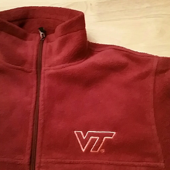 Rebok | Sweaters | Mens Virginia Tech Fleece Zip | Poshmark
