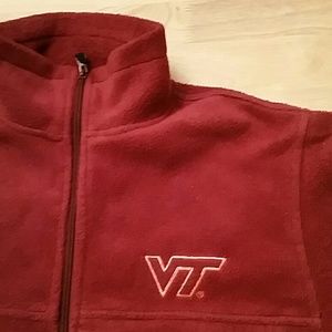 Rebok | Sweaters | Mens Virginia Tech Fleece Zip | Poshmark