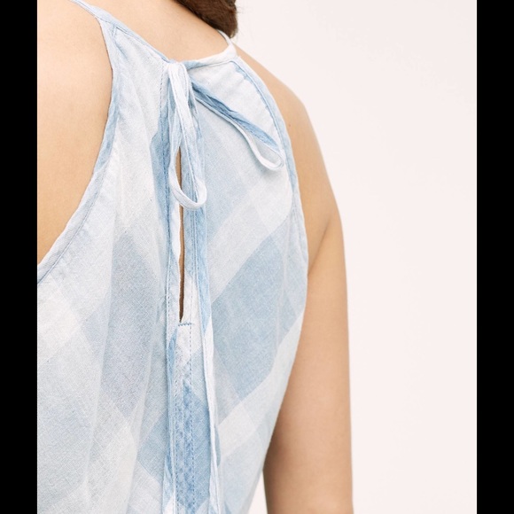 Anthropologie | Tops | Nwt Anthro Checkered Sky Halter Top | Poshmark