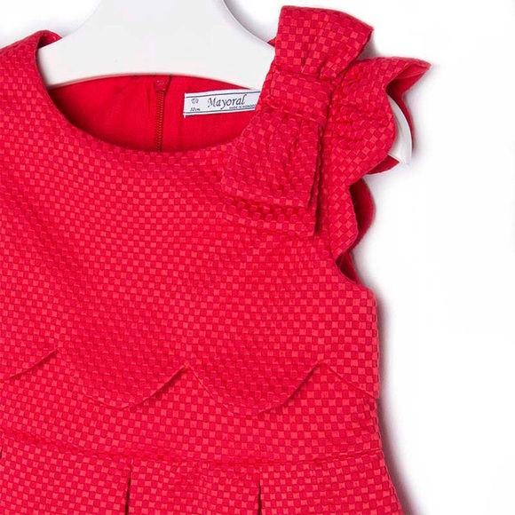 Mayoral | Dresses | Little Girl 2t9 Red Social Party Dress Mayoral ...