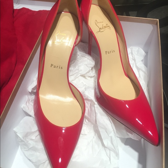Christian Louboutin | Shoes | Red On Red Iriza Christian Louboutin ...
