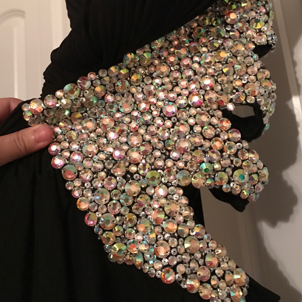 Crystal Mardi Gra Ball, Formal Gown, Prom Dress - Gem