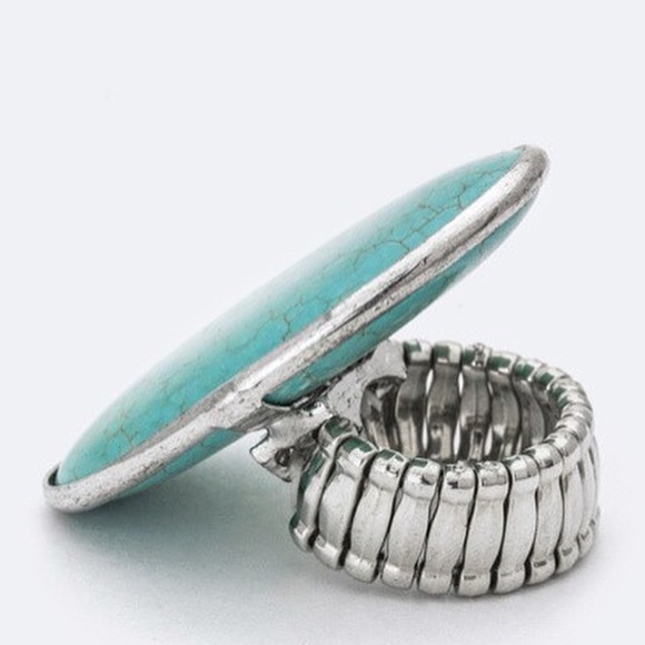 TBB Boutique | Jewelry | Oval Turquoise Ring | Poshmark