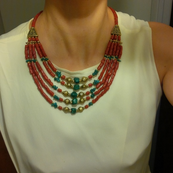 no brand | Jewelry | Nwot Stunning Red Neckless | Poshmark