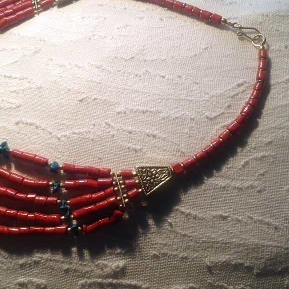 no brand | Jewelry | Nwot Stunning Red Neckless | Poshmark