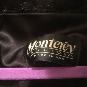 Monterey Fashions | Jackets & Coats | Long Black Monterey Faux Fur Coat ...