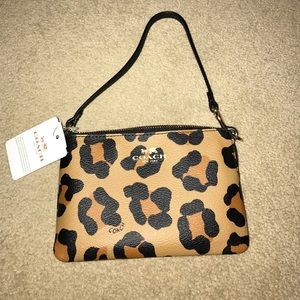 coach leopard print handbag on Poshmark