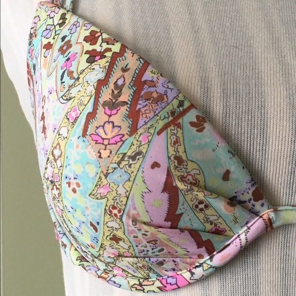 Victoria's Secret | Swim | Golden Pastel Bohemian Bathing Suit Top ...