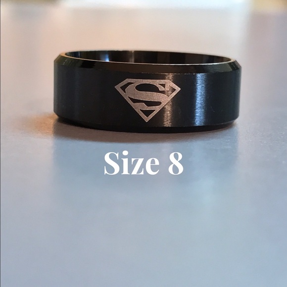 Jewelry | Mens Stainless Steel Superman Ring | Poshmark