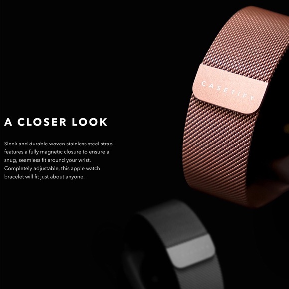 Casetify | Accessories | Casetify Rose Gold Apple Watch Band | Poshmark