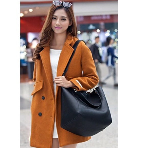 Bags | Synthetic Leather Shoulder Bag W Bonus Bag Inside | Poshmark