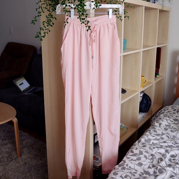 Pants & Jumpsuits | Light Pink Draw String Pants | Poshmark