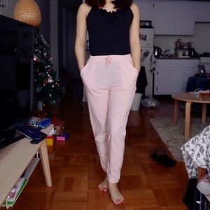 Pants & Jumpsuits | Light Pink Draw String Pants | Poshmark