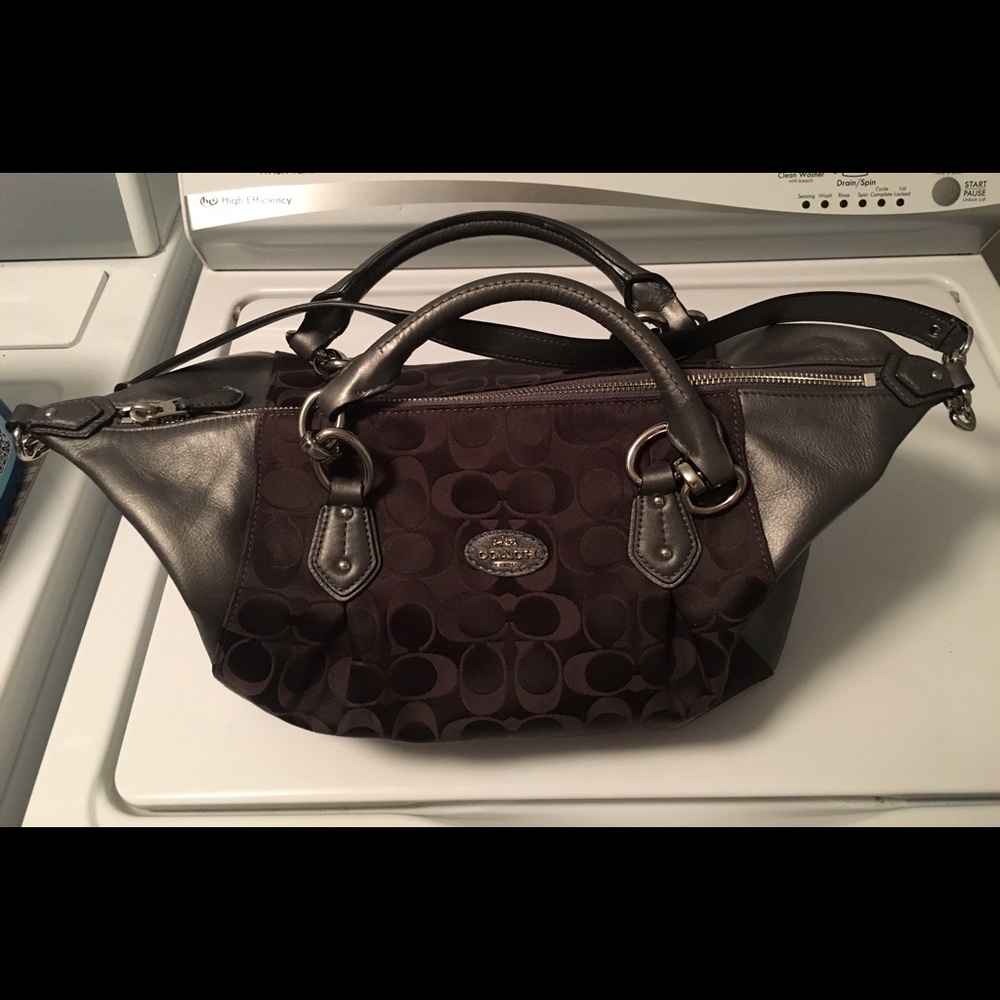 Coach Signature Colette Satchel Bag - Gem