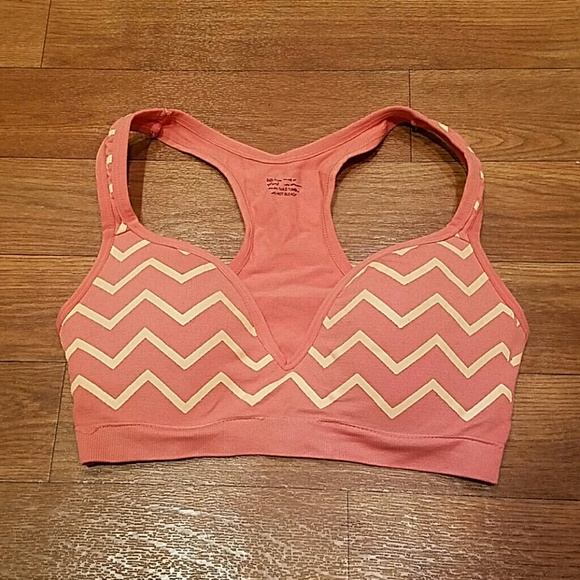 Intimates & Sleepwear | Chevron Print Razor Back Sports Bra | Poshmark