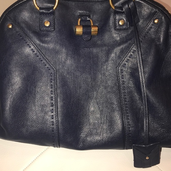 Navy Blue Ysl Handbags For Women | semashow.com