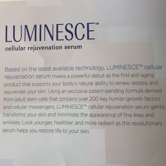 Jeunesse | Makeup | Luminesce Cellular Rejuvenation Serum Sample | Poshmark