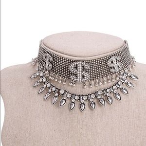 Three Leather Chokers with Two Blings from Cynthia 's closet on Poshmark