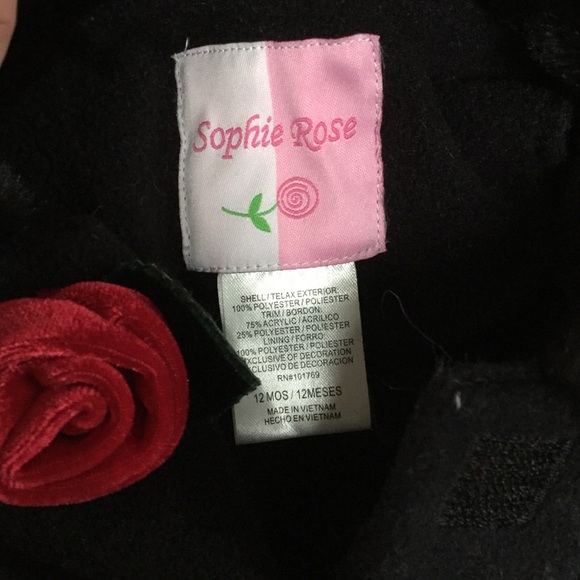 Sophie Rose | Jackets & Coats | Infant Girls Black Long Dress Coat ...