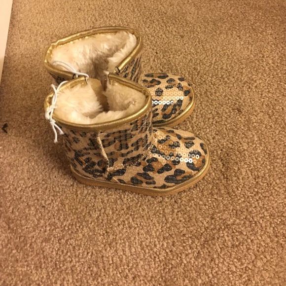 Shoes | Girl Toddler Leopard Print Boots | Poshmark