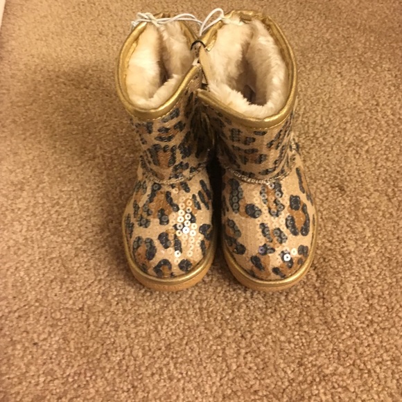 Shoes | Girl Toddler Leopard Print Boots | Poshmark