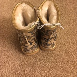 Shoes | Girl Toddler Leopard Print Boots | Poshmark