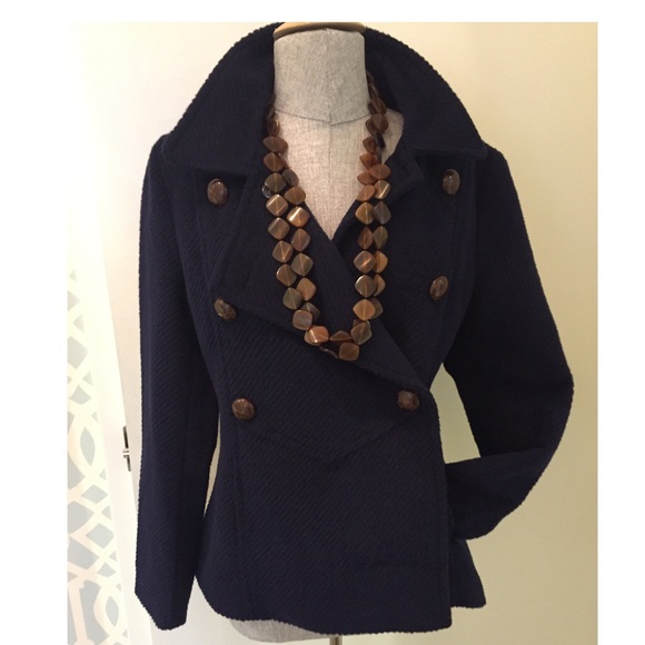 Motel Rocks | Jackets & Coats | Beautiful Indigo Color Pea Jacket ...