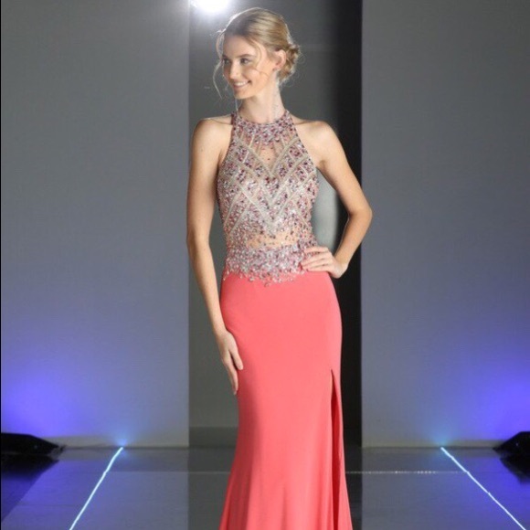 Cinderella | Dresses | Coral Pink Cinderella Prom Dress | Poshmark