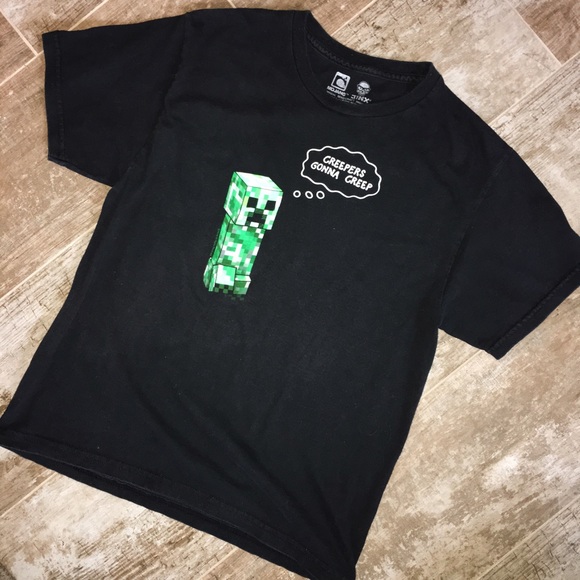 Mojang | Shirts & Tops | Mojang Minecraft Creepers Gonna Creep Shirt L2 ...