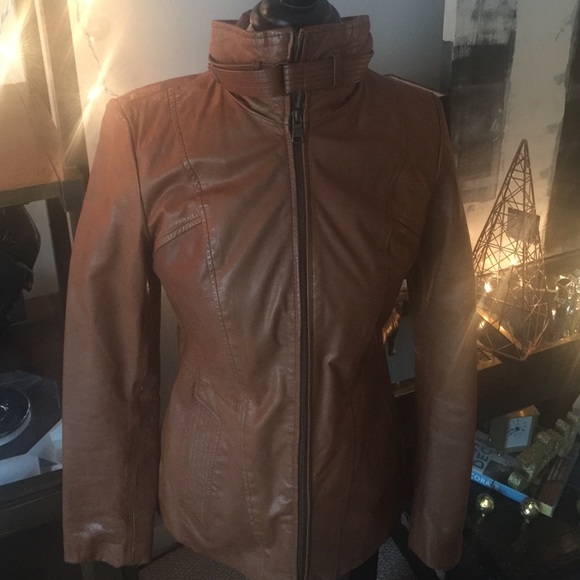 Marc New York | Jackets & Coats | Marc New York Leather Cognac Jacket ...