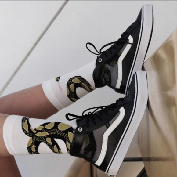 Vans | Shoes | Vans Sk8 Hislim Mesh Cut Out High Tops | Poshmark