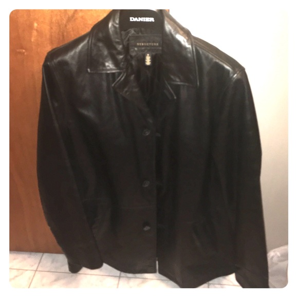 Structure | Jackets & Coats | Structure Real Leather Jacket Men | Poshmark
