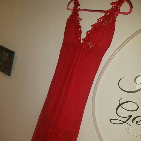 Angel Dear | Dresses | Sexy Red Ball Gown Dress | Poshmark