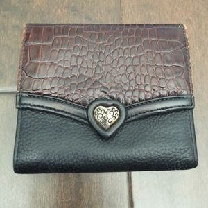 48% off Brighton Handbags - NWT Brighton Black Wallet With Long ...