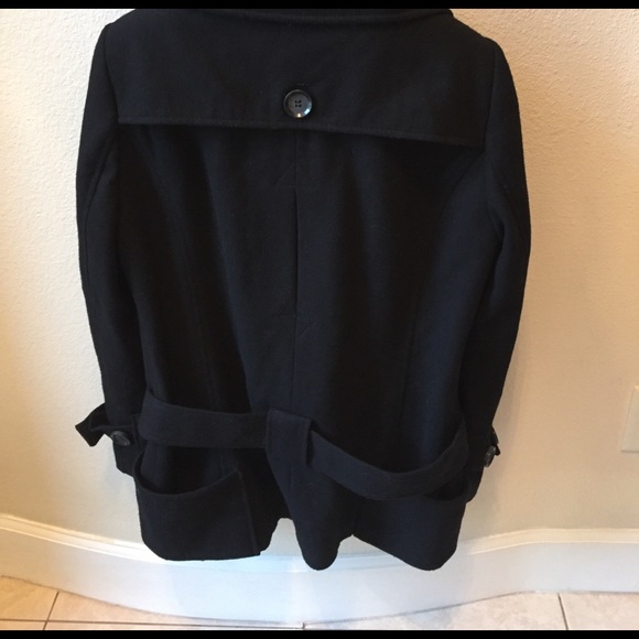 Moda International | Jackets & Coats | Stylish Black Wool Coat | Poshmark